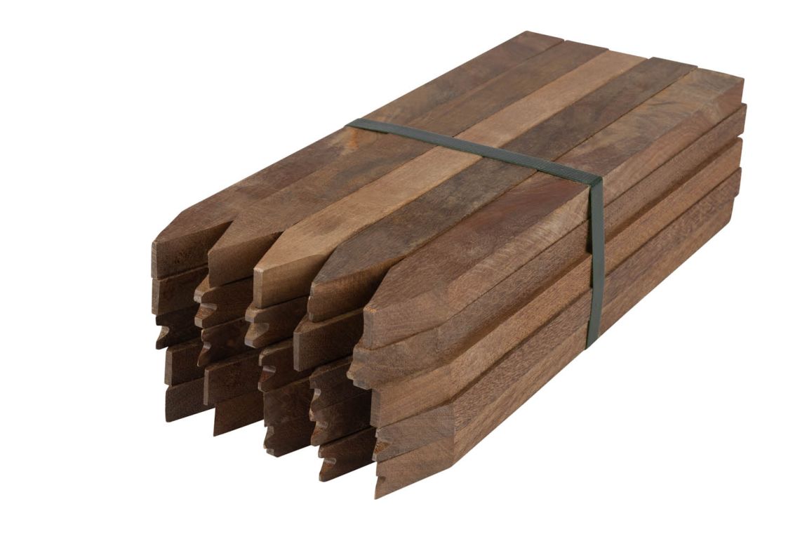 Hardhouten Piketpalen 2 x 3 cm – 25 stuks per bundel | Valkwood